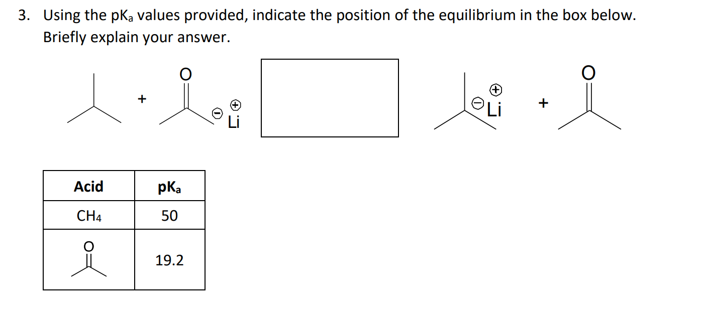 Solved Using the pKa ﻿values provided, indicate the position | Chegg.com