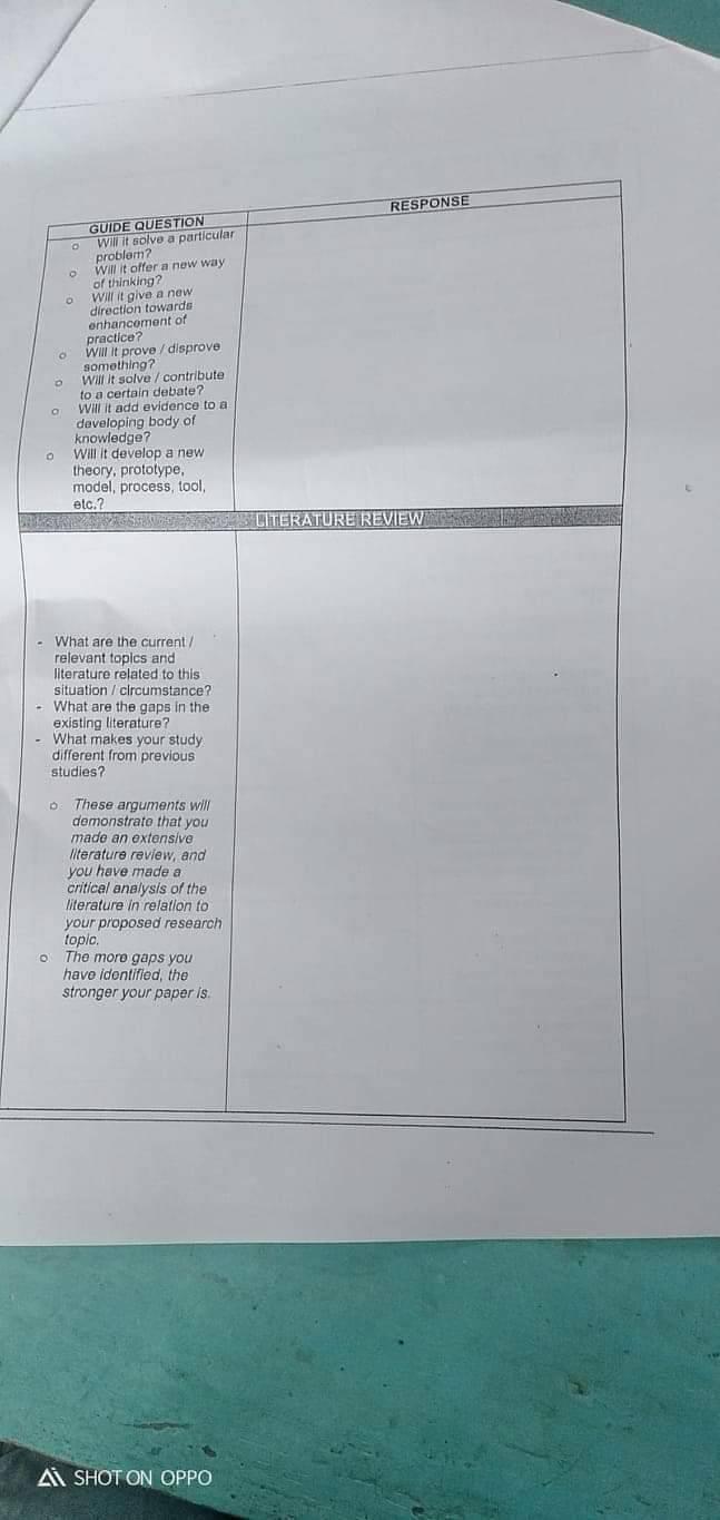 Solved Answer the questions in bullet form. Once you have a | Chegg.com