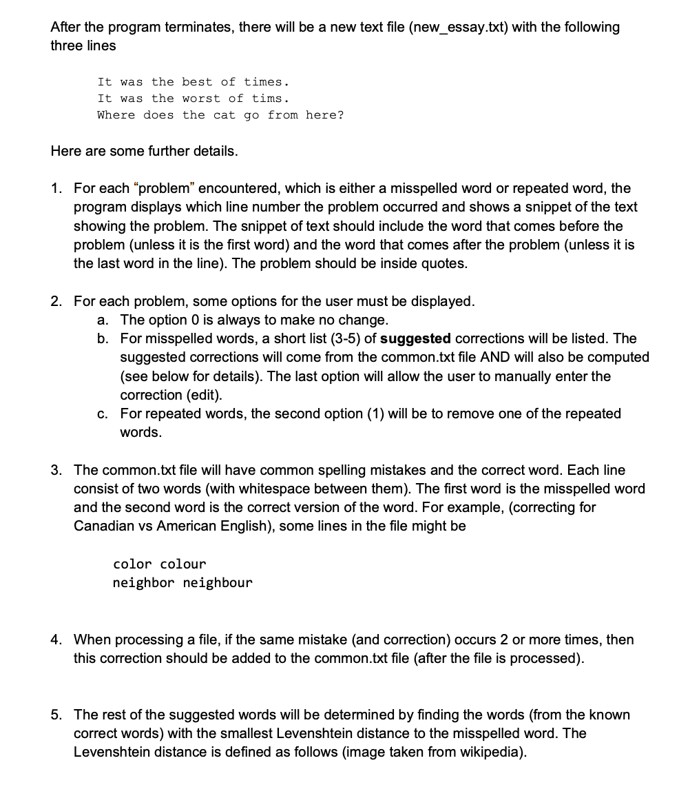 Python ]]]]]]]]]] Part 1: Text Processing | Chegg.com