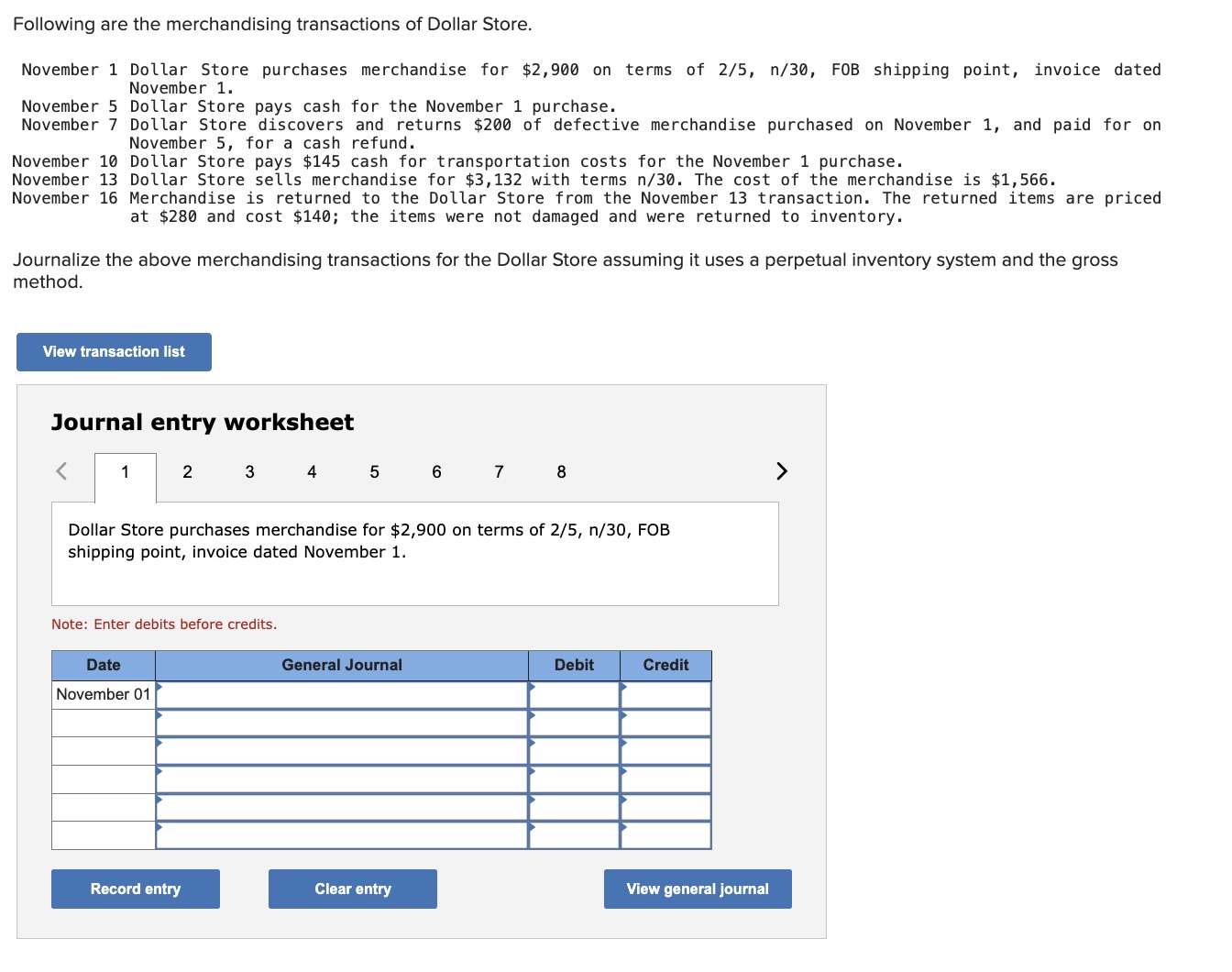 Solved Journal entry worksheet Note: Enter debits before | Chegg.com