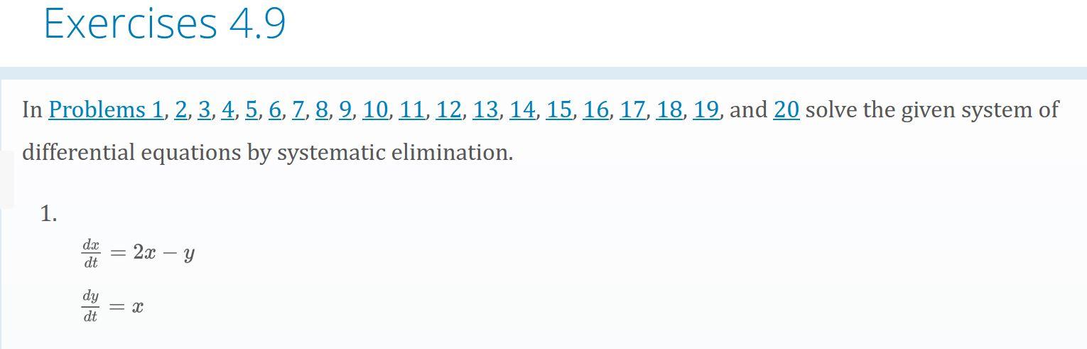 Solved Exercises 4.9 In Problems | Chegg.com