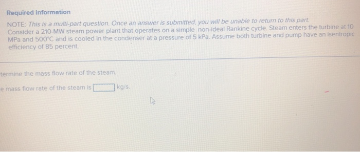 Solved Required information NOTE: This is a multi-part | Chegg.com