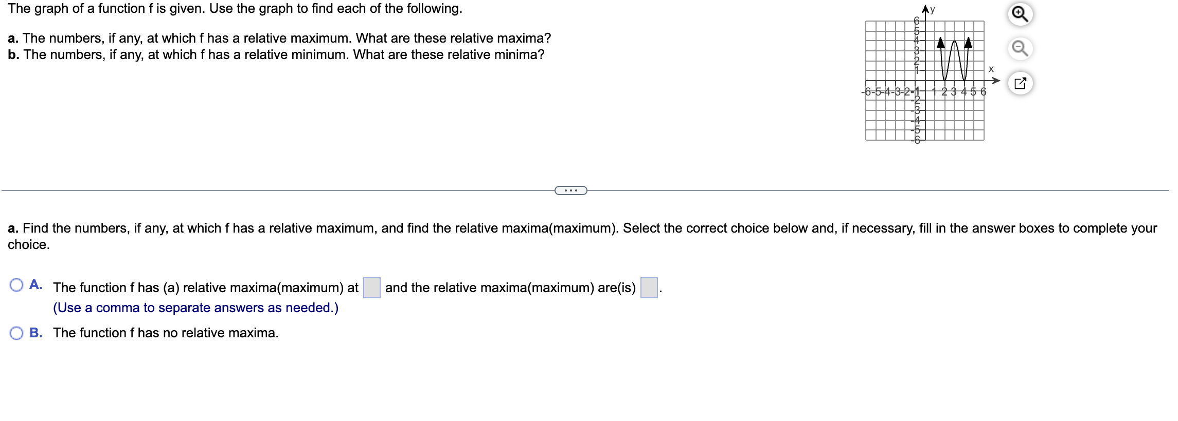 Solved The graph of a function f is given. Use the graph to | Chegg.com