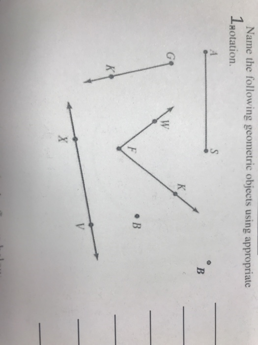 Solved Name the following geometric objects using | Chegg.com