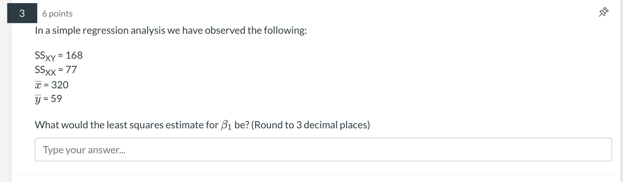 Solved In a simple regression analysis we have observed the | Chegg.com