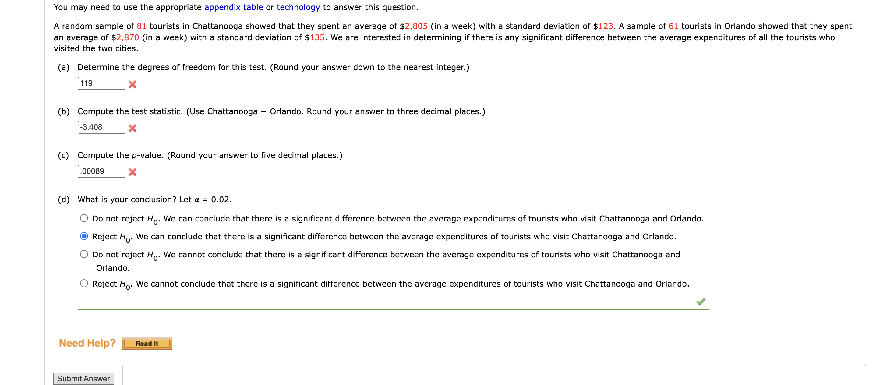 Solved visited the two cities. (a) Determine the degrees of | Chegg.com