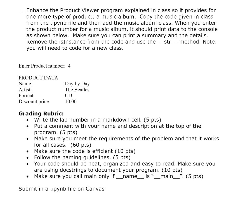 Solved 1. Enhance the Product Viewer program explained in | Chegg.com