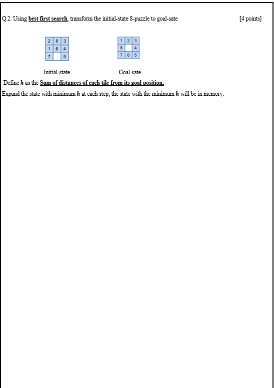 Solved Q4. Construct the decision tree for the following | Chegg.com