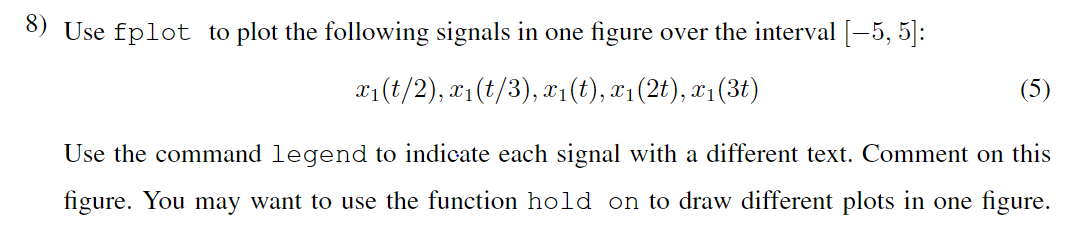 Solved Consider the following continuous-time signals | Chegg.com