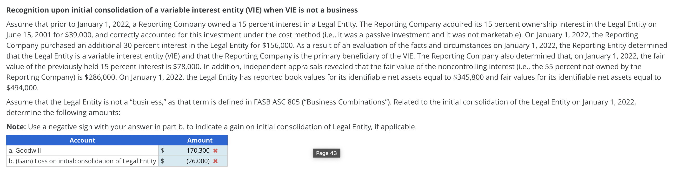 Solved Recognition upon initial consolidation of a variable | Chegg.com