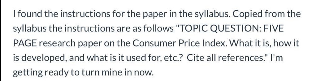 Solved I found the instructions for the paper in the | Chegg.com
