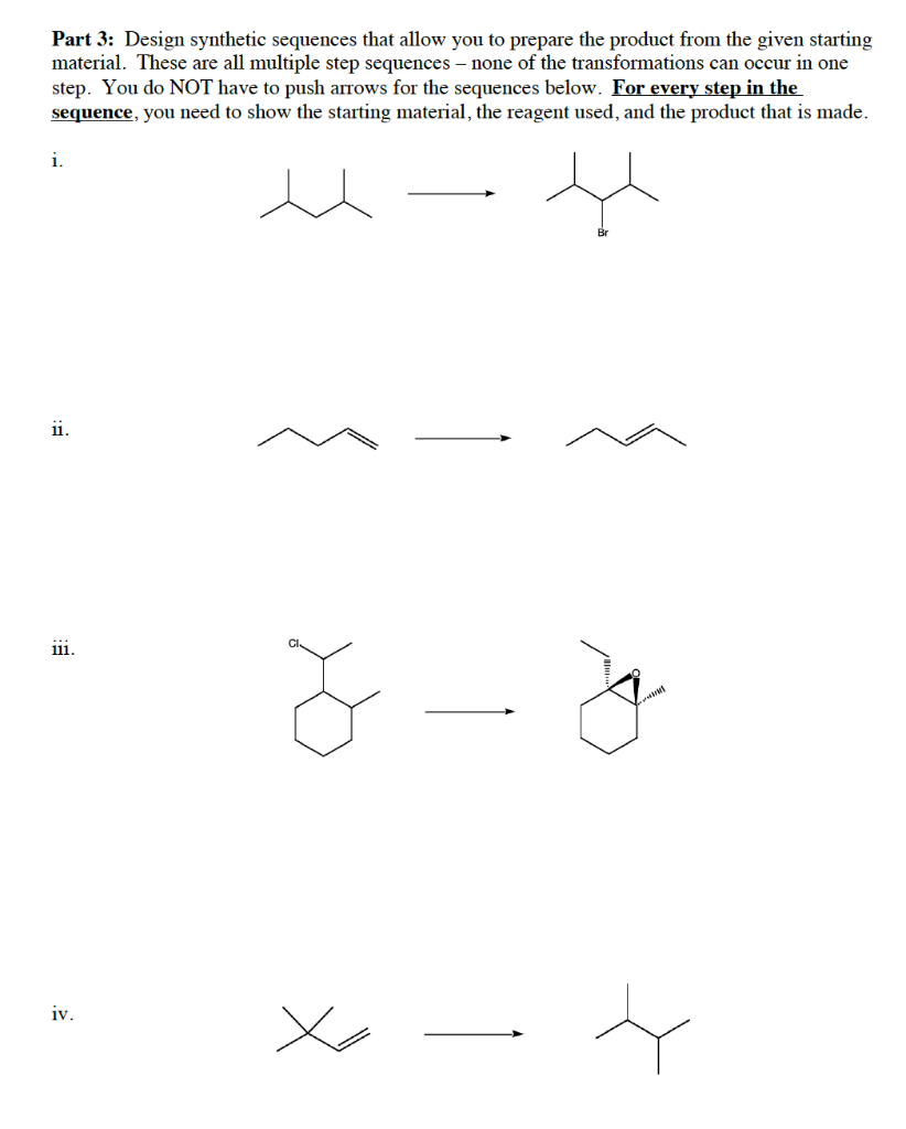 Solved Part 3: Design synthetic sequences that allow you to | Chegg.com