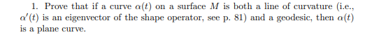 Solved Differential Geometry, Please prove using definitions | Chegg.com