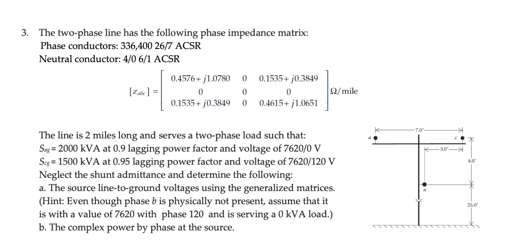 Solved 3. The two-phase line has the following phase | Chegg.com