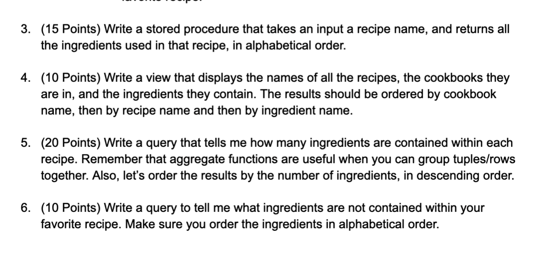 Solved Database PrincipleThis project require a computer | Chegg.com