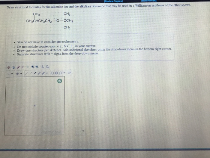 Solved Draw structural formulas for the alkoxide ion and the | Chegg.com