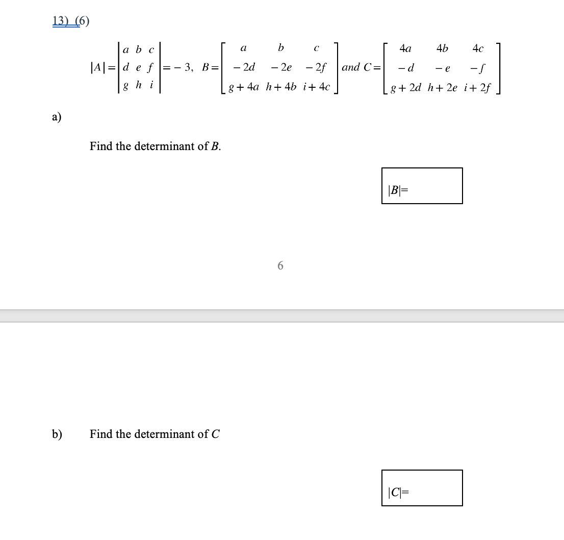 Solved 13) (6) | Chegg.com