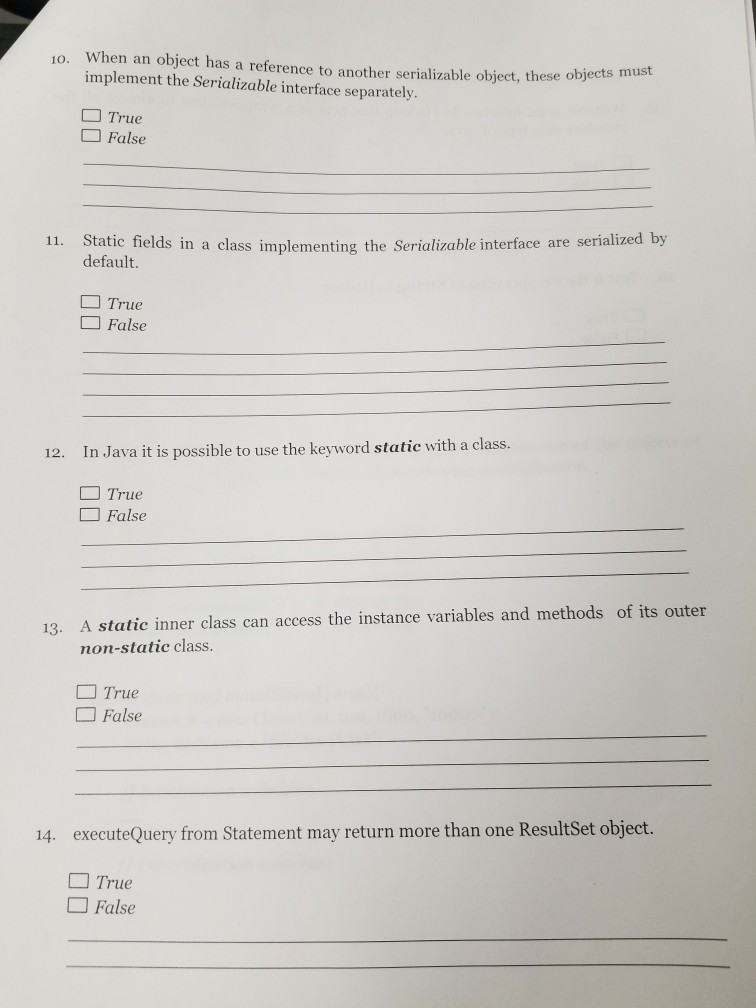 Solved 10. When an object has a reference to another | Chegg.com