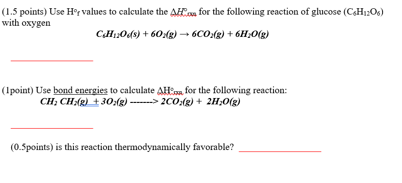 Solved (1.5 points) Use Hf∘ values to calculate the ΔH∘ ixn | Chegg.com