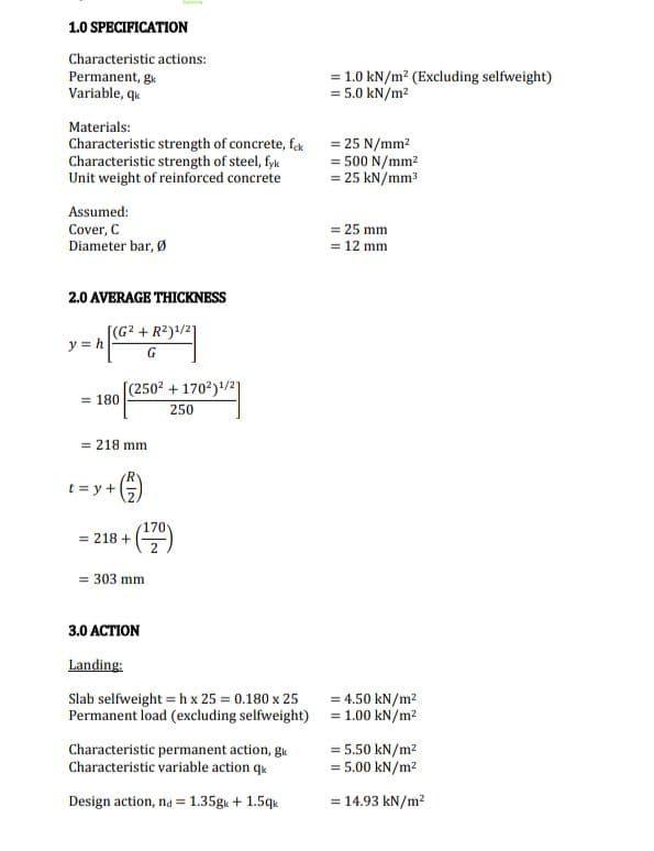 Solved Figure 1.3 shows a staircase spanning parallel to the | Chegg.com
