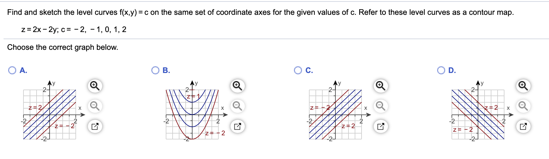 Solved Find And Sketch The Level Curves F X Y C On The