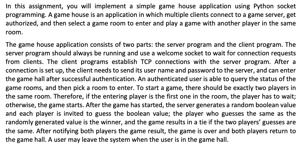 Solved In this assignment, you will implement a simple game | Chegg.com