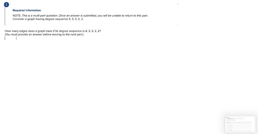 Solved Required information NOTE: This is a multi-part | Chegg.com