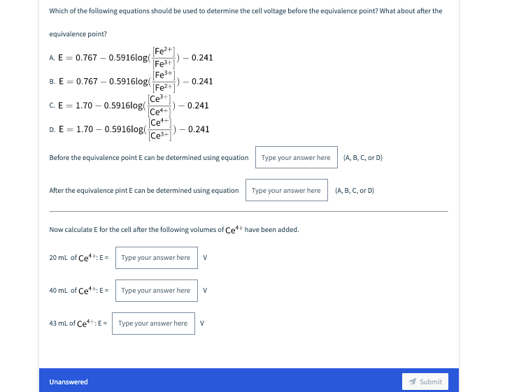 Solved 249 HSet 12 Q4 Homework. Unanswered o Fill in the | Chegg.com