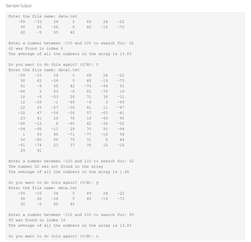 Solved C++ Note: the formatting / spacing shown in the | Chegg.com