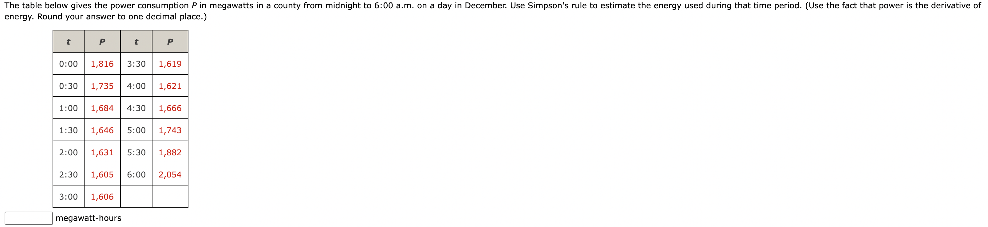 Solved energy. Round your answer to one decimal place.) | Chegg.com