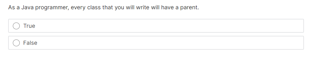 Solved As a Java programmer, every class that you will write | Chegg.com