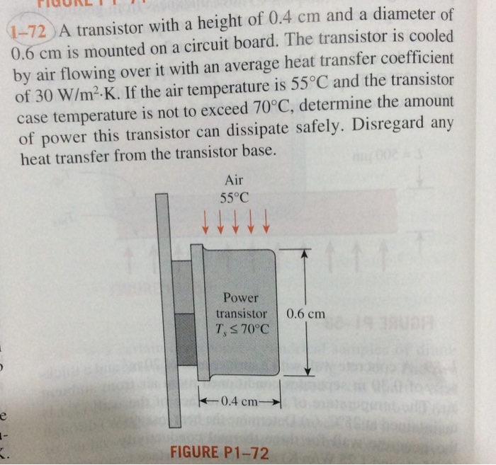 Solved 1-72) A transistor with a height of 0.4 cm and a | Chegg.com Solved 1-72) A transistor with a height of 0.4 cm and a | Chegg.com
