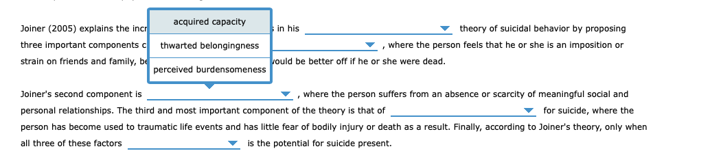 Solved Joiner (2005) explains the increased risk from these | Chegg.com