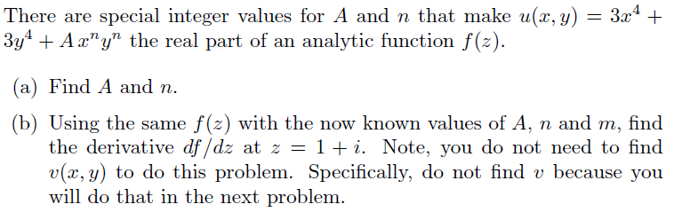 Solved There are special integer values for A and n that | Chegg.com