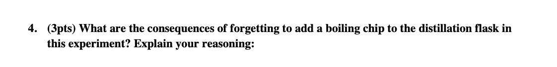 Solved (3pts) ﻿What are the consequences of forgetting to | Chegg.com