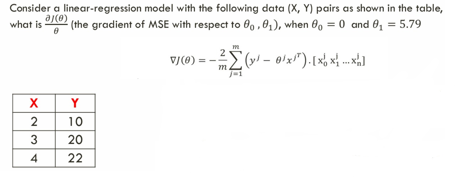 Solved Consider a linear-regression model with the following | Chegg.com