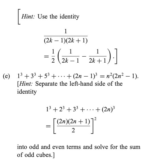 Solved 11. For any integer n≥1, prove that: (a) | Chegg.com