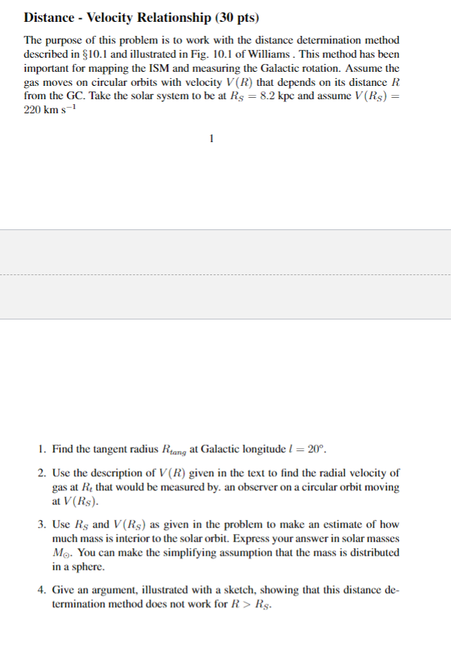 Solved Distance - ﻿Velocity Relationship (30 ﻿pts)The | Chegg.com