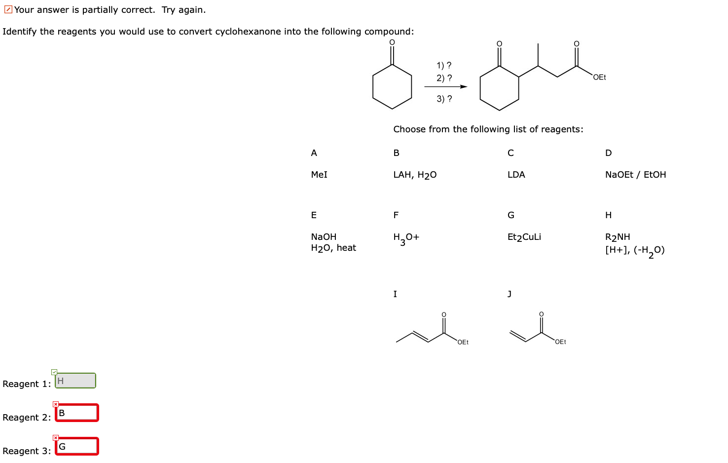 Solved Identify the reagents you would use to convert | Chegg.com