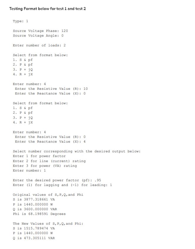 USING MATLAB ONLY Power Factor Correction Objective: | Chegg.com