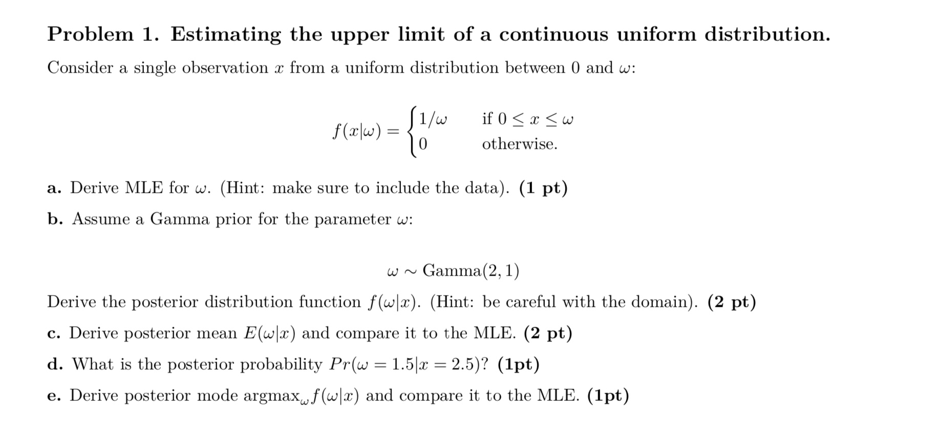 Solved This Question Is About Estimating The Upper Limit Of