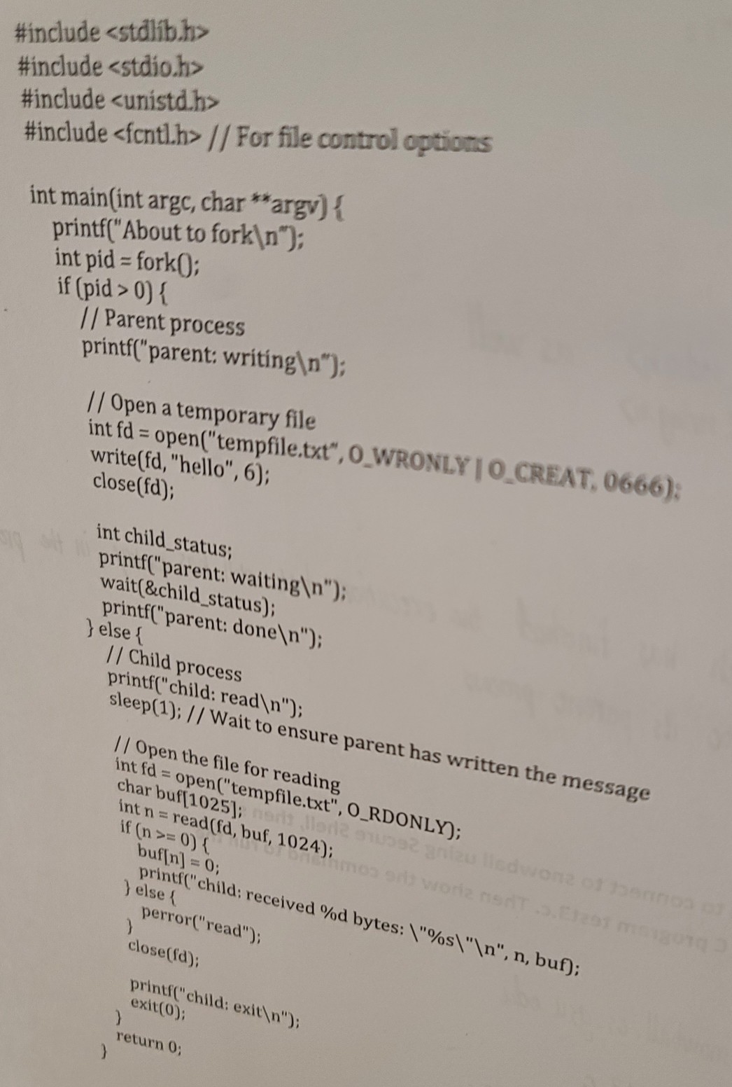 Solved clude aclude nclude nclude // For file control | Chegg.com