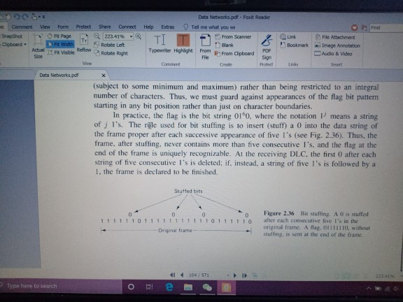 Solved Suppose that the bit stuffing rule of Section 2.5.2 | Chegg.com