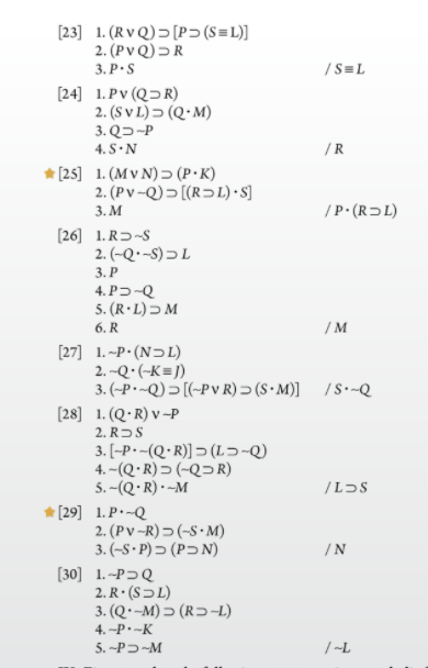 Solved III. Use the eight implication rules to complete the | Chegg.com