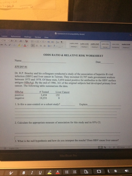 Solved Homework 6 [Compatiblity Model Xx.AE. ODDS RATIO& | Chegg.com