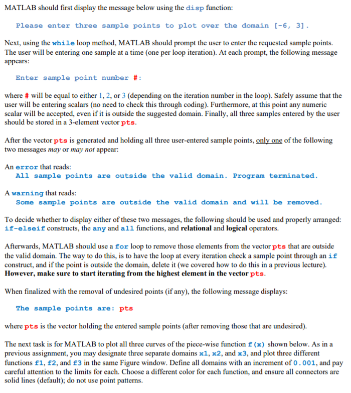 Solved MATLAB should first display the message below using | Chegg.com