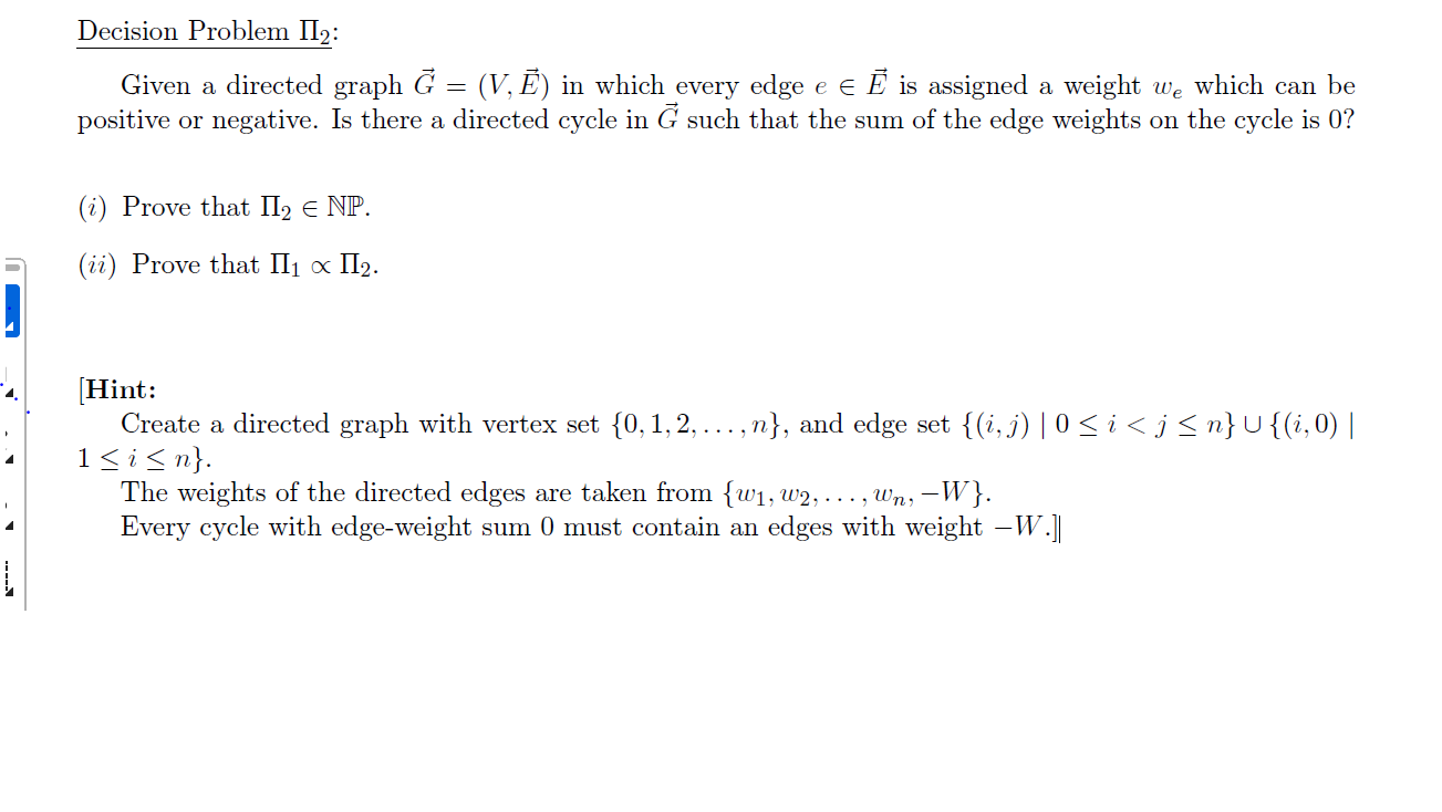 Solved Given a directed graph G=(V,E) in which every edge | Chegg.com