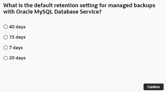 Solved What Is The Default Retention Setting For Managed 0840