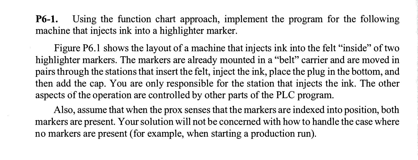P6-1. Using the function chart approach, implement | Chegg.com