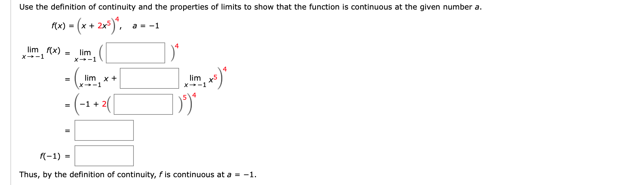 Solved Use The Definition Of Continuity And The Properties